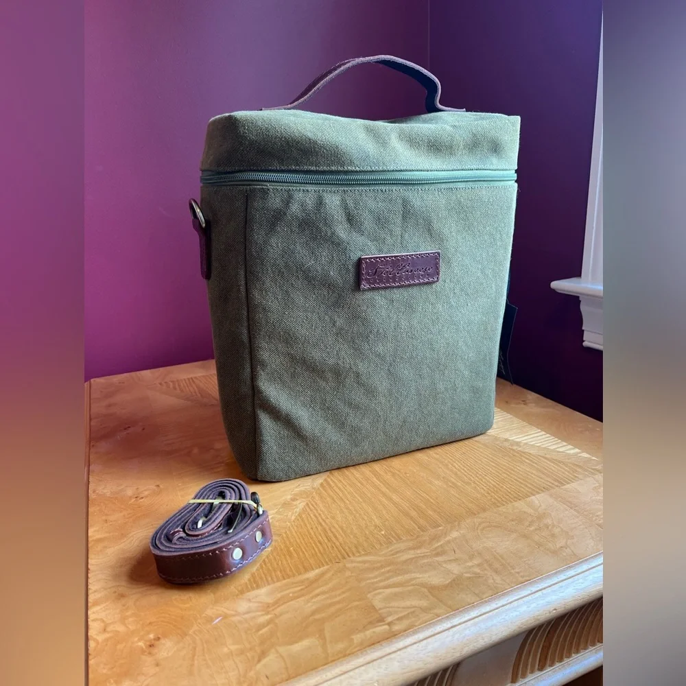 stellareese | Bags | Stellareese 3 Bottle Wine Carrier With Crossbody ...
